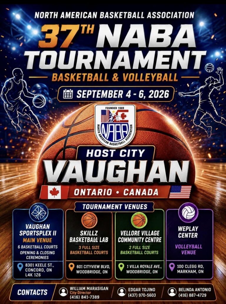 NABA - BASKETBALL & VOLLEYBALL SPORTS ASSOCIATION IN US / CANADA